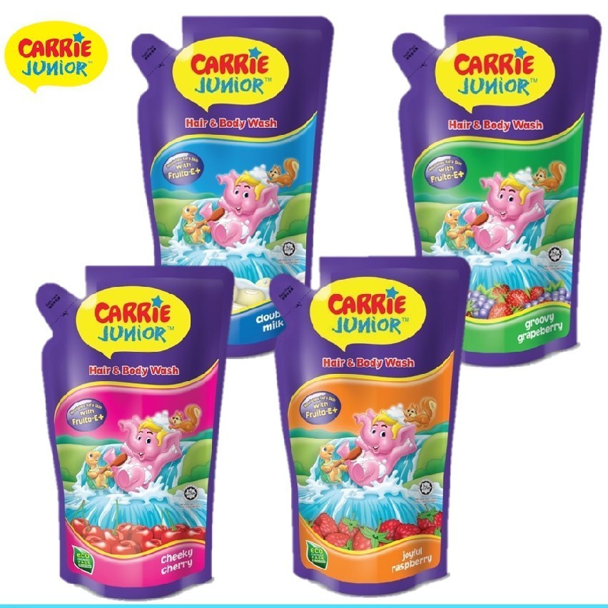Carrie Junior Baby Hair & Body Wash Refill 500g | Shopee Malaysia