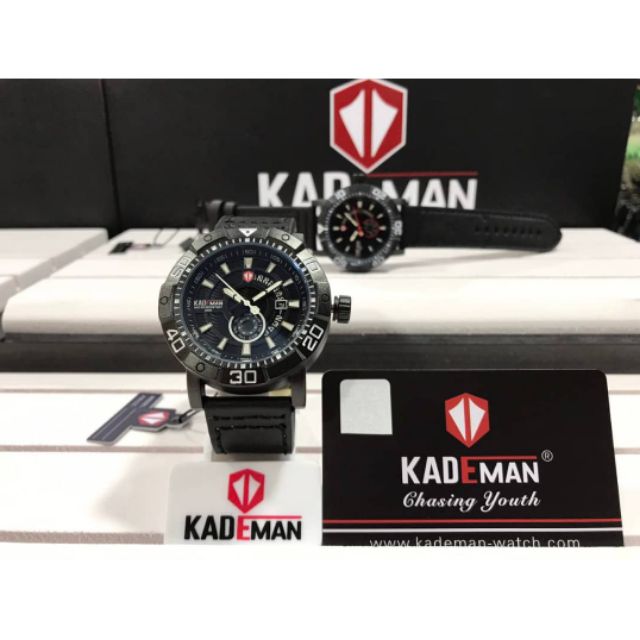 MEN WATCH KADEMAN ORIGINAL (GreenBlack) | Shopee Malaysia