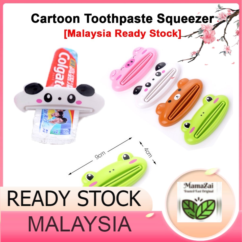 Mamazai Squeeze Toothpaste Tube Dispenser Extrude Bathroom Face Wash ...