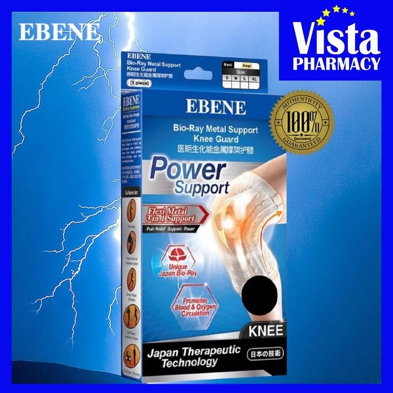 [Exp: 11/2028] EBENE Bio-Ray Metal Support Knee Guard Power Support ...