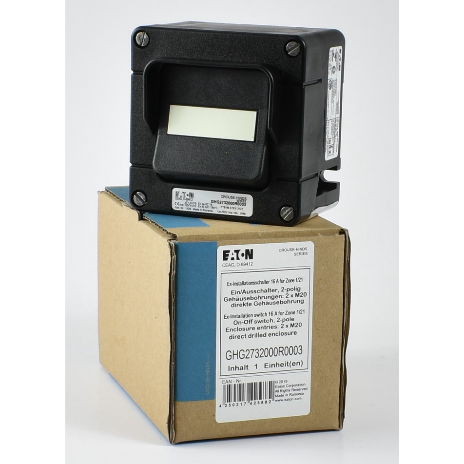 (AMPMECH) CEAG/CROUSE-HINDS/ EATON IEC EX-INSTALLATION SWITCH / ON-OFF ...