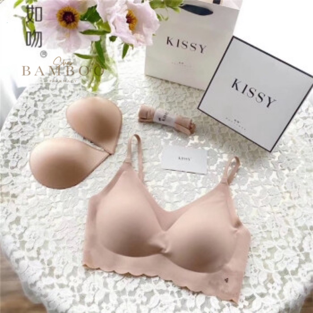 [LIMITED EDITION] NEW ARRIVAL KISSY BRA SEAMLESS SET HIT IN 2021 SLING/VEST 如吻无钢圈零束缚内衣科技内衣限量版吊带 ...