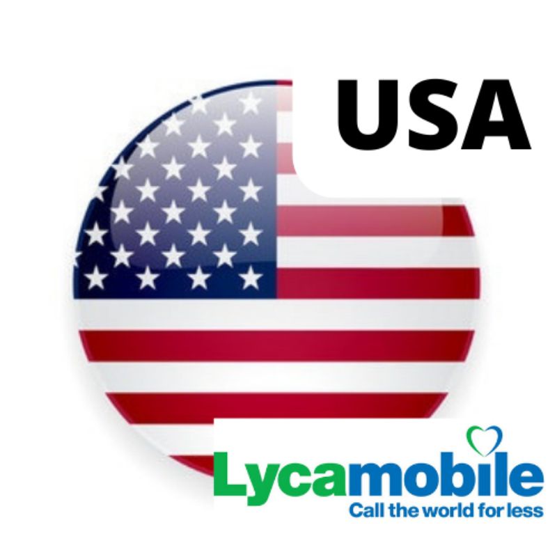 USA Local SIM Card Unlimited 4G/5G + Call (Lycamobile) | Shopee Malaysia