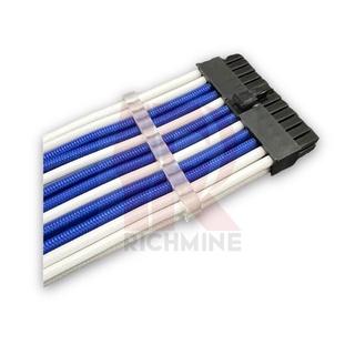 🔥PROMO🔥 Braided Modding Sleeved Cable Extension PSU COMB Blue Yellow ...