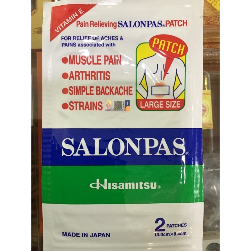 Salonpas 2 patches (Large Size) | Shopee Malaysia