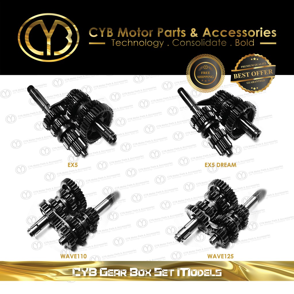 STANDARD GEAR BOX SET HONDA EX5 DREAM WAVE125 WAVE110 | Shopee Malaysia