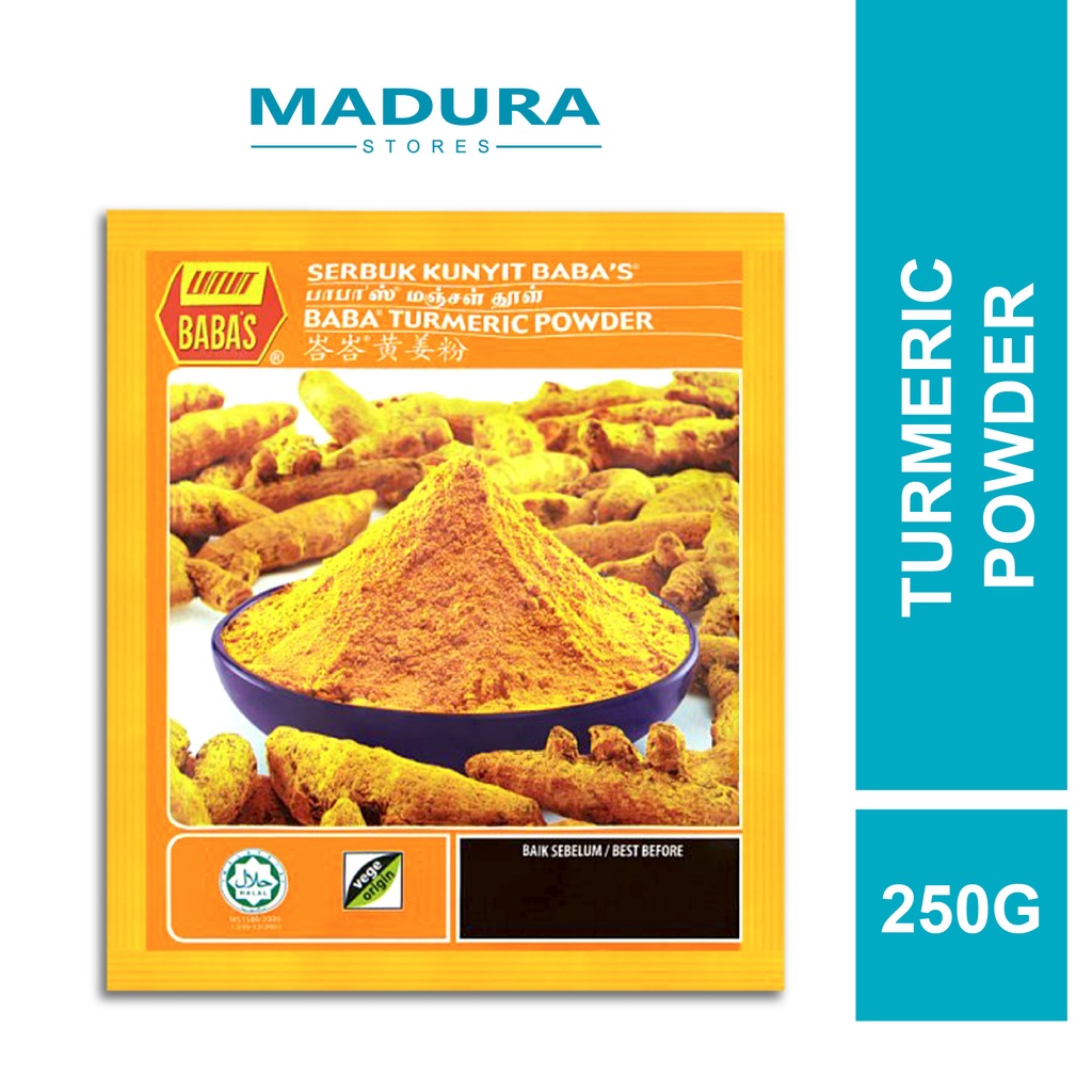 Baba's Turmeric Powder 250g (Serbuk Kunyit) | Shopee Malaysia