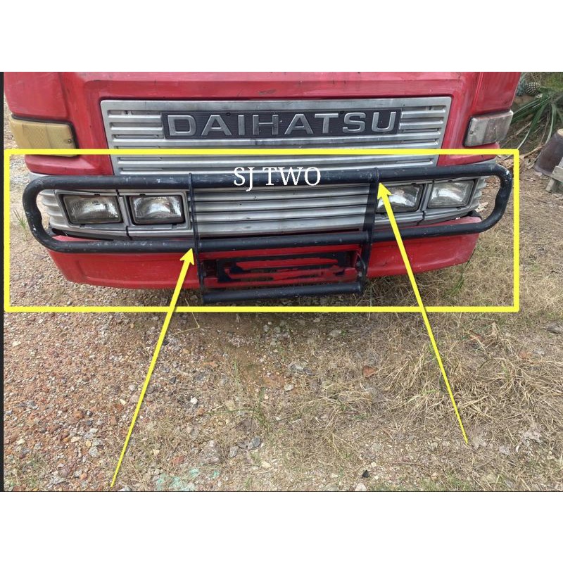 [USED] KANGAROO BAR FOR LORRY 1Ton DAIHATSU DELTA DV57 DV58 | Shopee ...