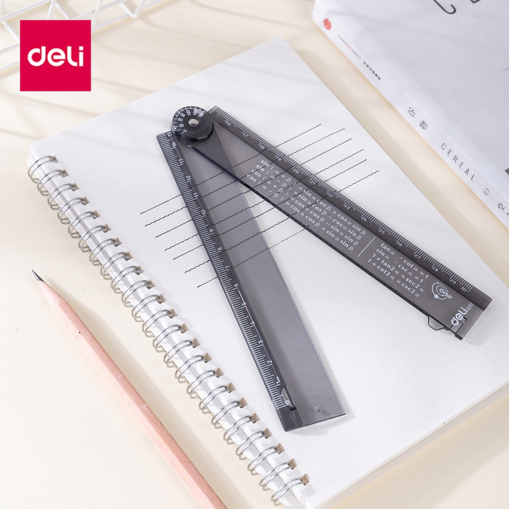 Deli Foldable Ruler Student Ruler 30cm Straight Rule Math Use School ...