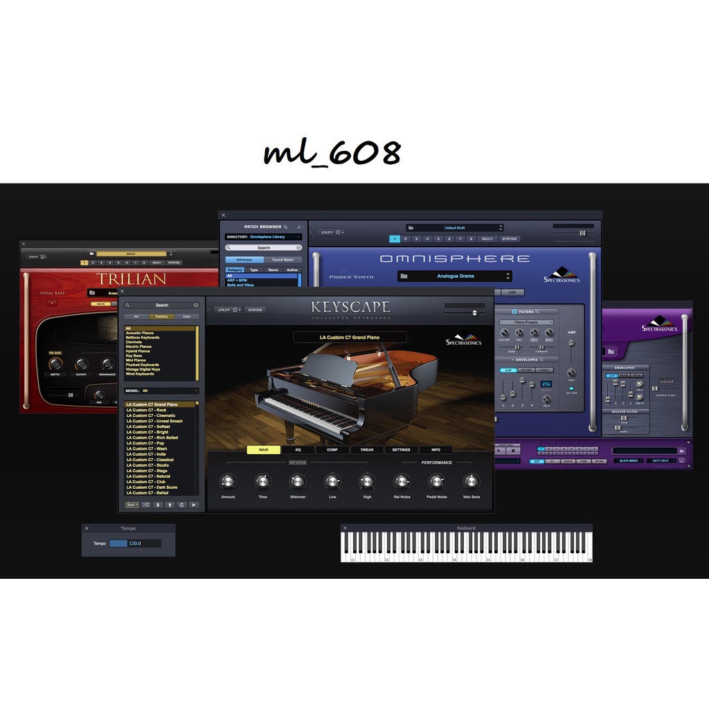 Omnisphere2 + Keyscape + Trillian + Stylus for FL Studio Cubase ...
