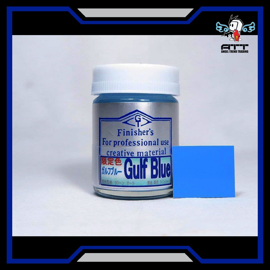 FINISHER'S PAINT FI034 GULF BLUE 20ML (Gunpla Gundam Paint ModelKit ...