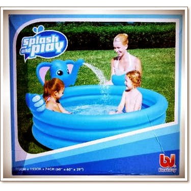 Elephant Swimming Pool 3 Rings 150cm | Shopee Malaysia