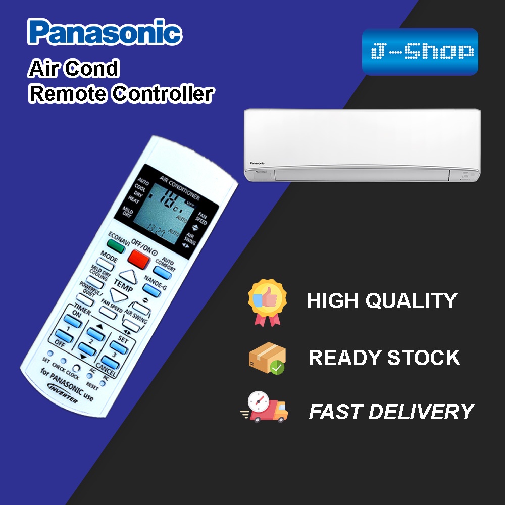 Panasonic Air condtioner Aircond Remote Control ECONAVI Inverter Ready ...