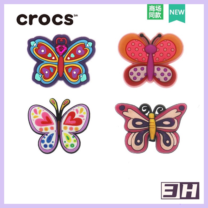 Butterfly Croc Shoe Charms Jibbitz Crocs High Quality Pins Shoe ...