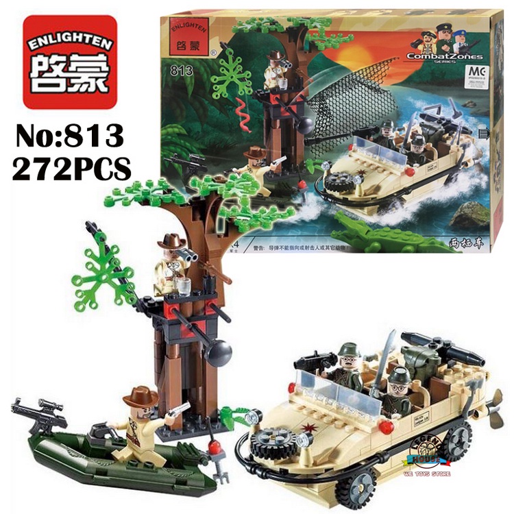 ENLIGHTEN Brand Enlighten Blocks 813 Combat Zones Series Amphibious ...