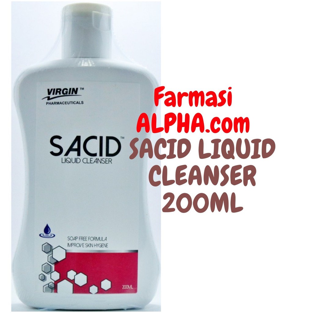 Sacid Liquid Cleanser 200ml For Sensitive Skin | Shopee Malaysia