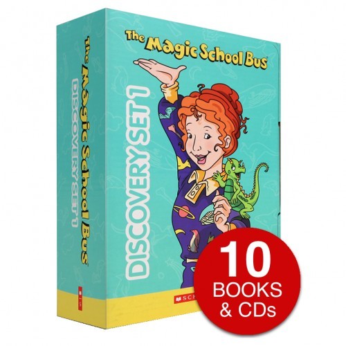 [100% original] The Magic School Bus Discovery Set 1 (10 books and CDs ...
