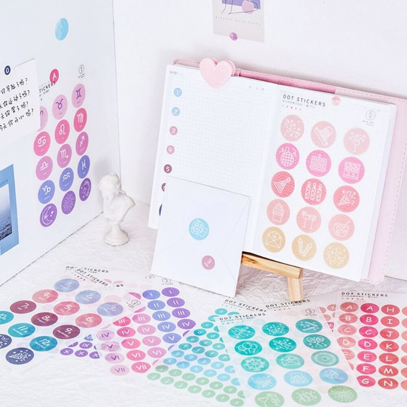 Set of 3pcs Roman Numbers/Capital Small Letters Alphabets Sticker ...