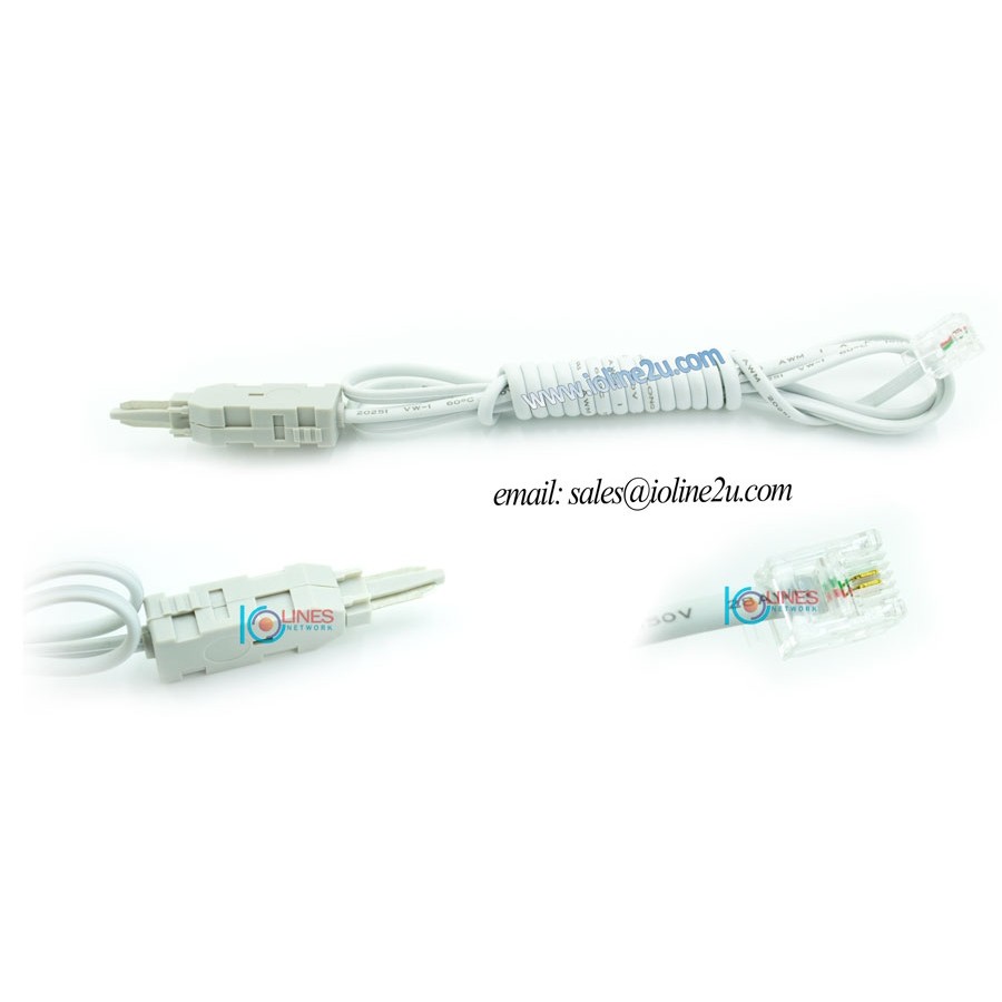 Krone 110 type 10pair module telephone line tester cable w/ RJ11 1.5m ...