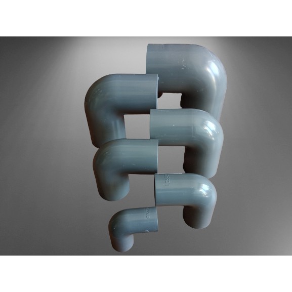 Pvc Elbow 3" inch LESSO AW 90* Keni 89mm Knee Fittings PVC Pipe ...