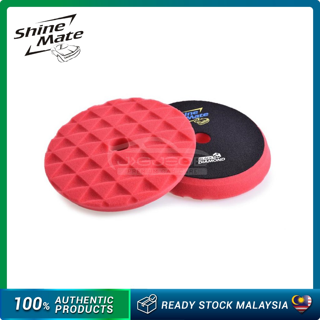 ShineMate 6 Inch Black Diamond Red Pad (Finishing Foam) | Shopee Malaysia