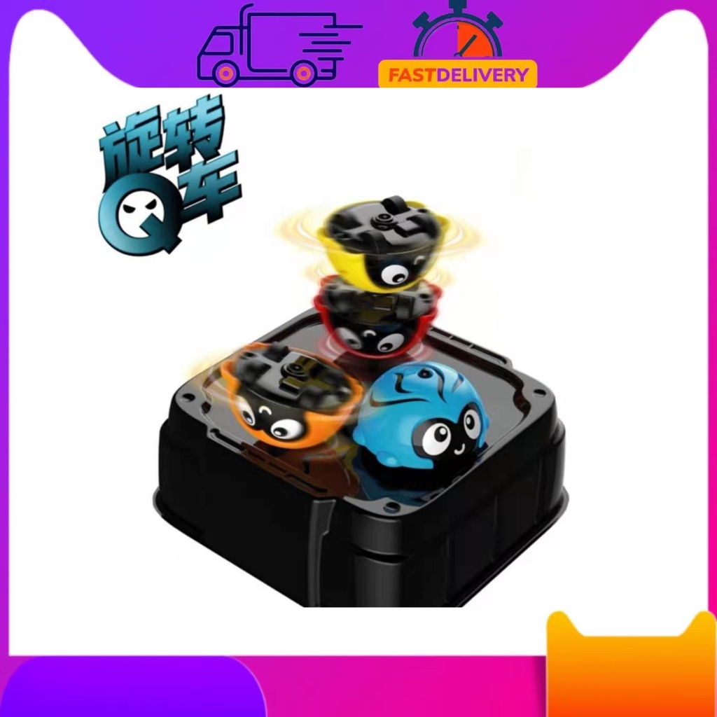 Children's Magic Stunt Gyro Inertial Q Car Rotating Fingertip Gyro ...