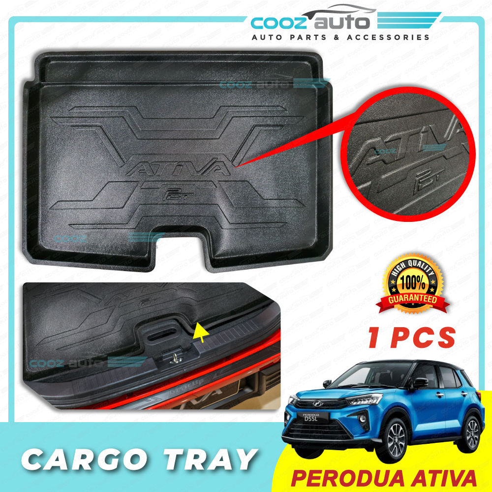 Perodua Ativa Non Slip Rear Trunk Boot Luggage / Boot / Cargo Tray ...