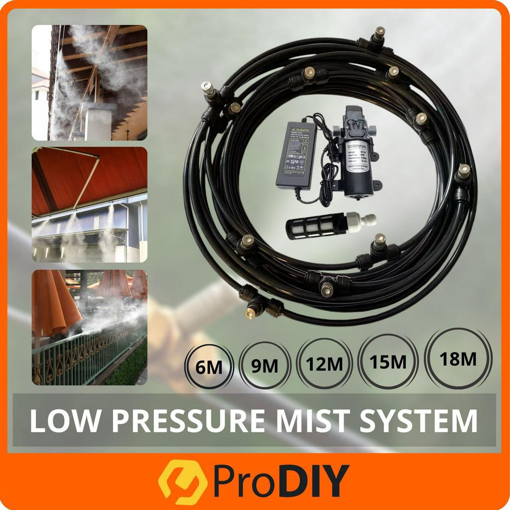 6m / 9m / 12m / 15m / 18m / 25m / 30m Low Pressure Mist System Watering ...