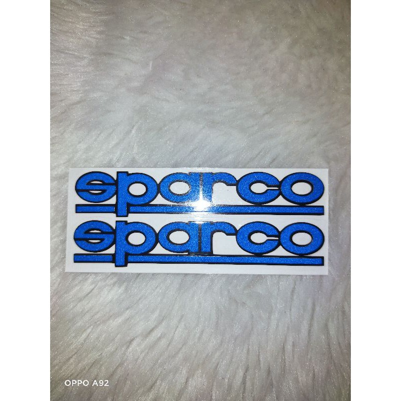 Sticker Reflect Sparco Stiker Pantul Cahaya Stiker Potong Stiker Kereta ...