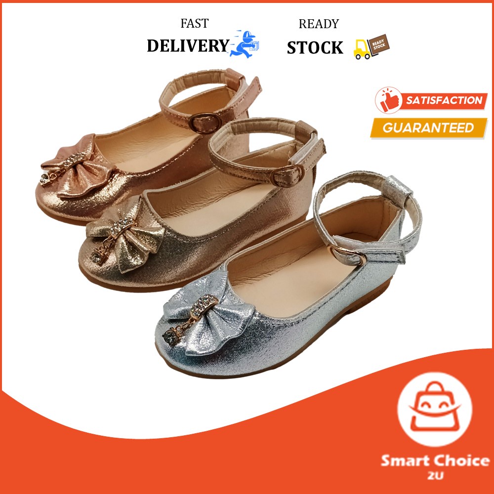 SmartChoice Kids Girl Glitter Ribbon Princess Party Shoes 7556 GIRL ...