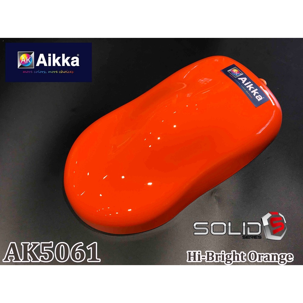 AK 5061 HI-BRIGHT ORANGE - Aikka Solid S Series AK5061 | Shopee Malaysia
