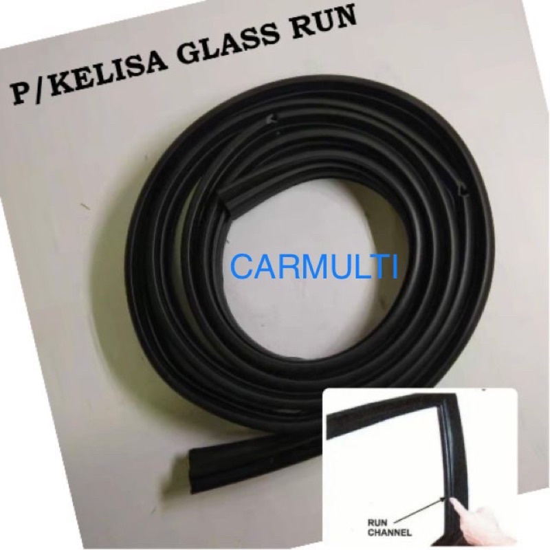ORIGINAL PERODUA KELISA RUN CHANNEL GLASS RUN CHANNEL WEATHERSTRIP ...
