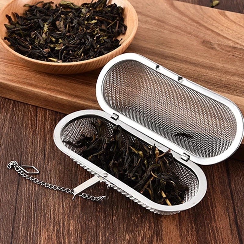 Reusable Stainless Steel Teas Infusers/ Long Mesh Tea Cage Strainer ...