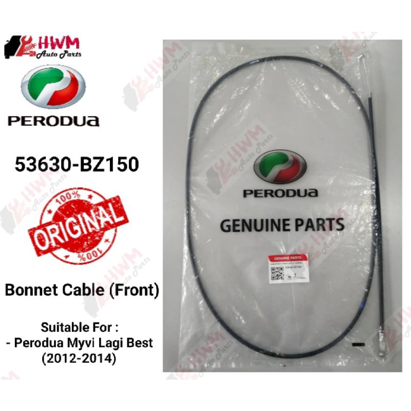 [100% Original] Bonnet Cable Front Perodua Myvi Lagi Best 2012-2014 ...