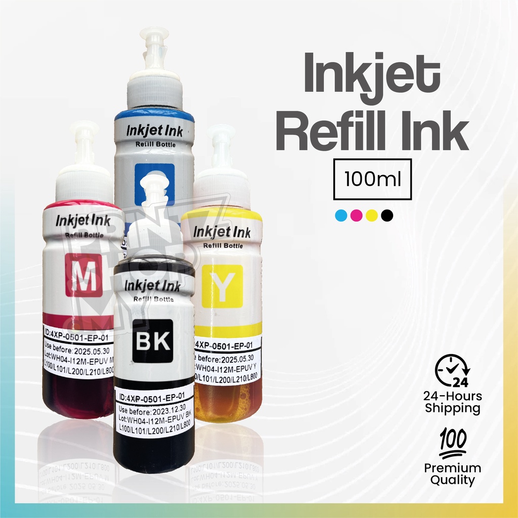 Epson Ink CMYK 1 Set Bulk Pack L120 / L220 / L360 / L365 / L565 ...