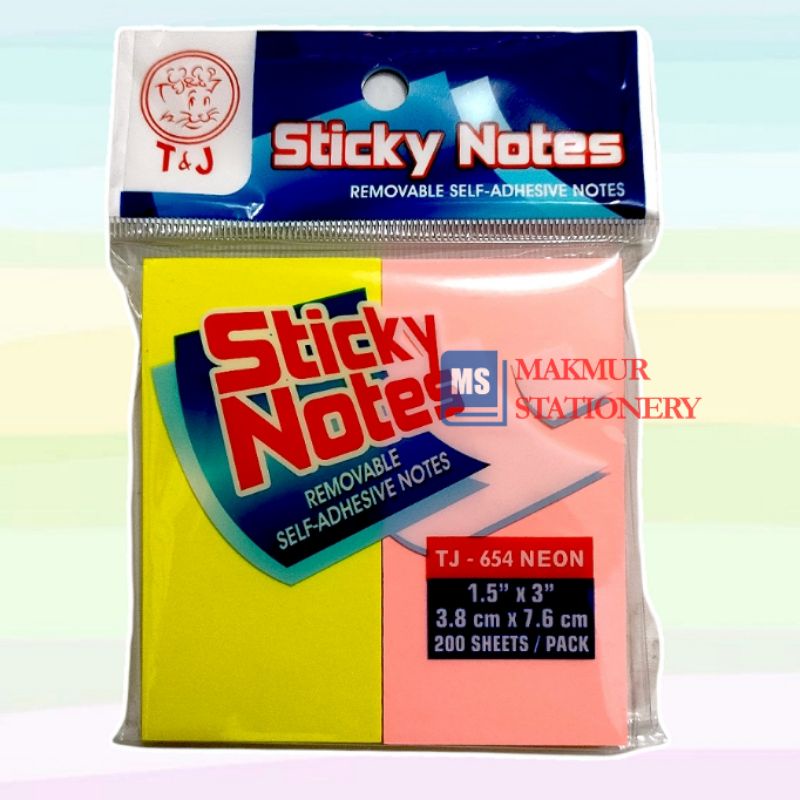 Sticky Notes NEON Tom & Jerry TJ 654 | Shopee Malaysia