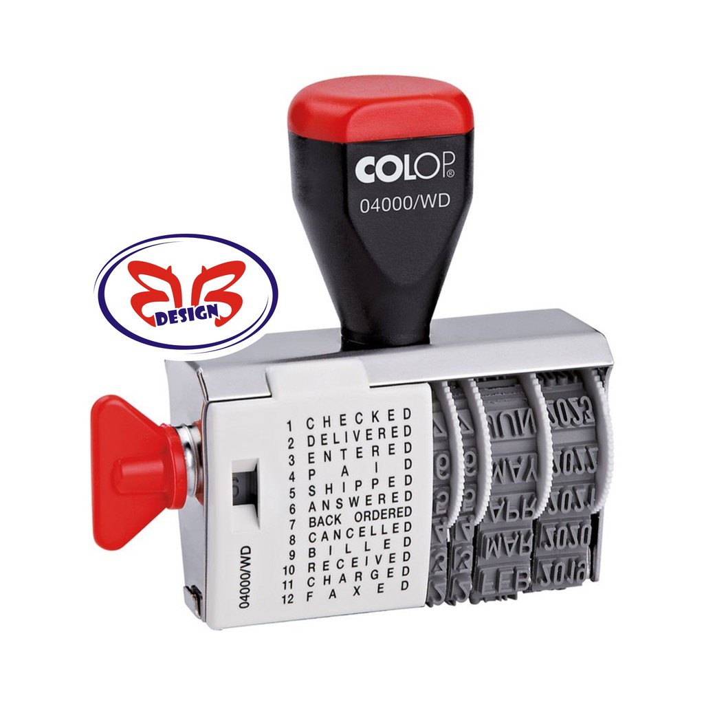 Date Chop with 12 types of TEXT (04000WD) | Shopee Malaysia