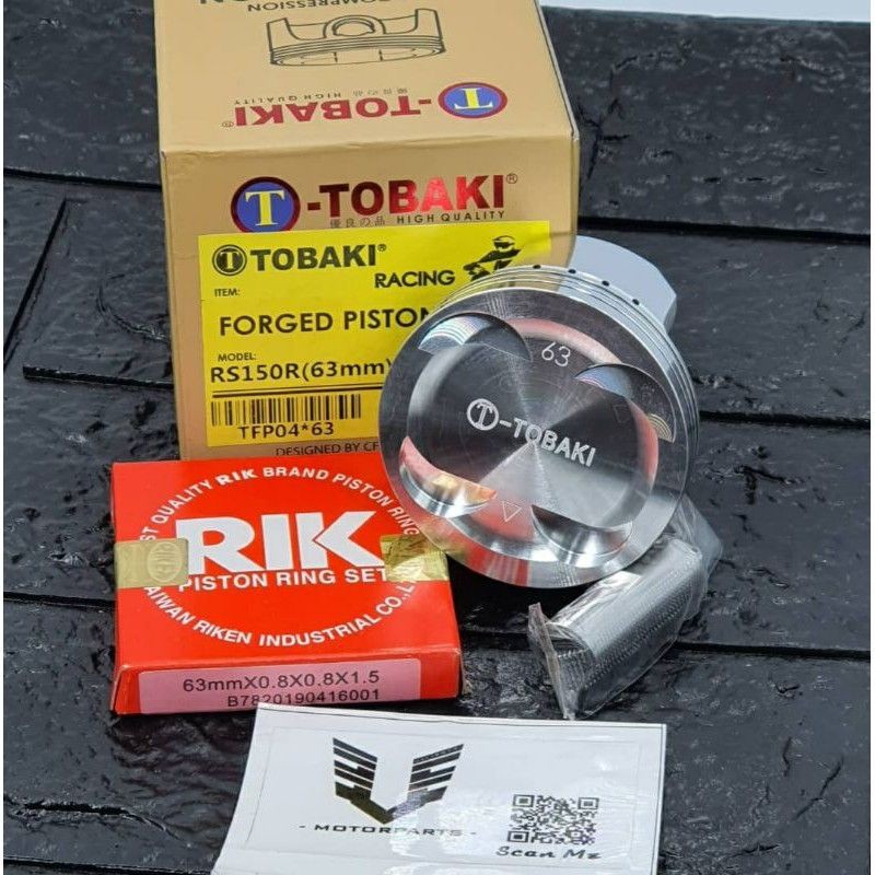 Honda RS150/RS150R Racing Piston Kit 62MM/63MM/65MM/68MM Set Forged ...