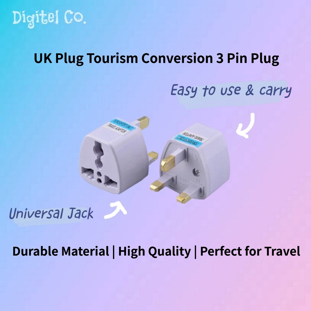 HIGH QUALITY UK Plug Tourism Conversion Plug Universal Adapter British ...