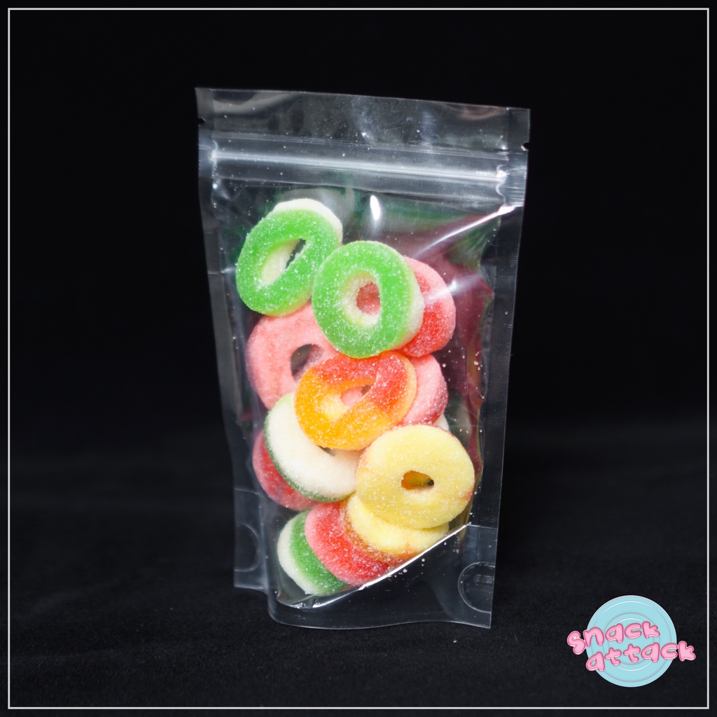 Bebeto Mix Rings Gummy Candy - 100g [REPACK] [Resealable Zip Lock Bag ...