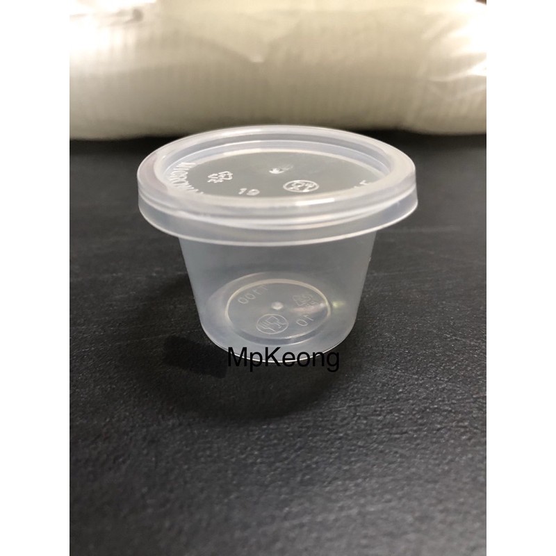 🔥🔥1oz PP Sauce Container /Round Disposable Plastic Food Container ...