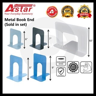ASTAR Book End / Penahan Buku - 6", 7", 8", 9" Random Colour | Shopee ...