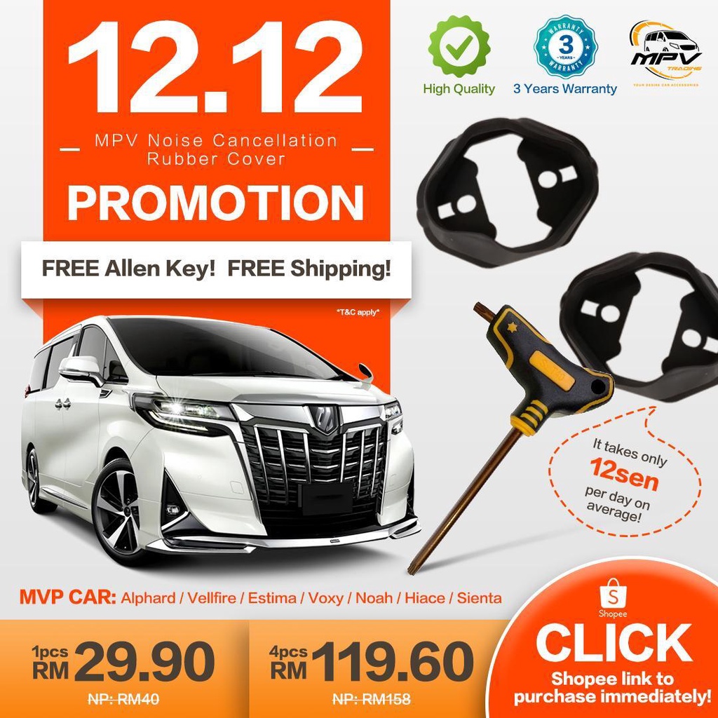 Noah MPV Sliding Door Rubber Cover | Shopee Malaysia