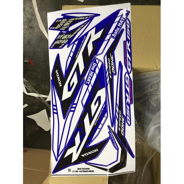 COVER SET RS150 V1/V2 GTR WINNER BLUE GP & Hijau Lumut /Army Green ...