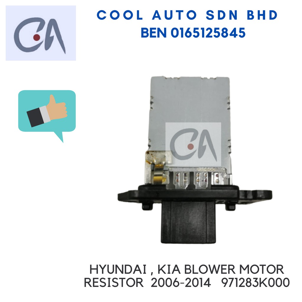 🔥READY STOCK 🔥HYUNDAI , KIA BLOWER MOTOR RESISTOR 2006-2014 971283K000 ...