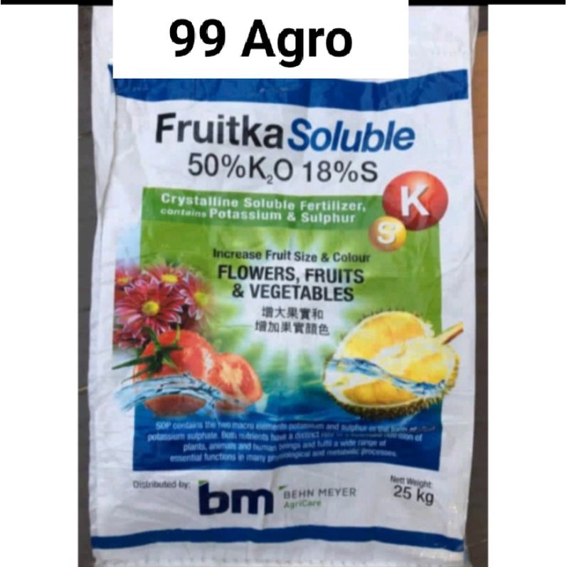 (Repacking 1KG) FRUITKA SOLUBLE Baja Subur Bunga Dan Buah (BM) Behn ...