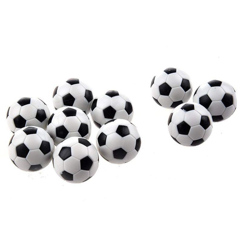 💖6PCS Small Football Style Foosball Hard Plastic Table Ball Counterpart ...