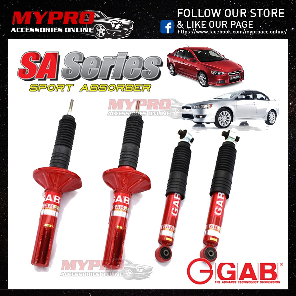 PROTON INSPIRA MITSUBISHI LANCER GT 🚗 GAB SA Series Heavy Duty Sport Absorber 100%Original ...