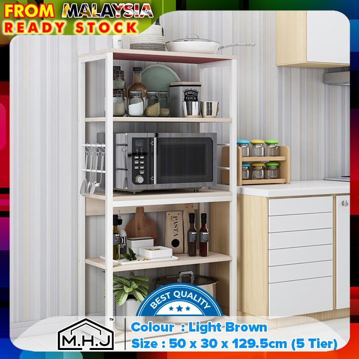 MHJ L121N 3 Sizes Home Storage Rack Shelf Kitchen Rack Multi-layer ...