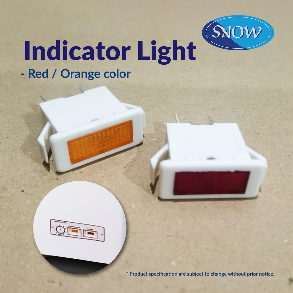 SNOW INDICATOR LIGHT FOR LIFTING LID & GLASS LID FREEZER | Shopee Malaysia